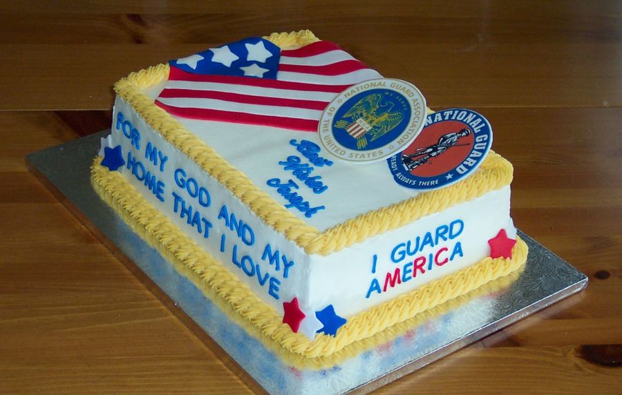 National Guard Cake - CakeCentral.com
