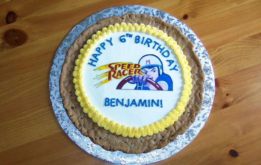 Speed Racer Cookie Cake - CakeCentral.com