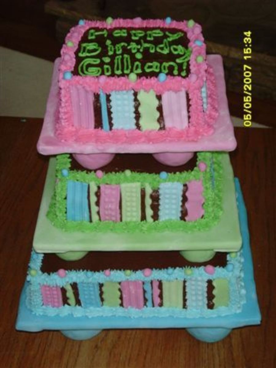 My First Tier Cake! - CakeCentral.com