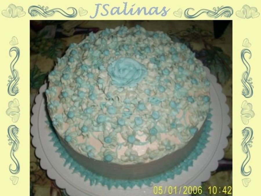 Drop Flower Cake - CakeCentral.com