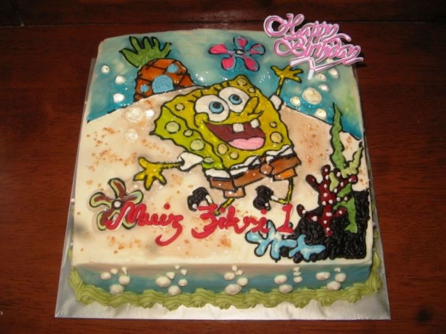 Sponge Bob Underwater - CakeCentral.com