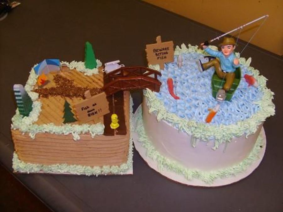 Fisherman Cake - CakeCentral.com