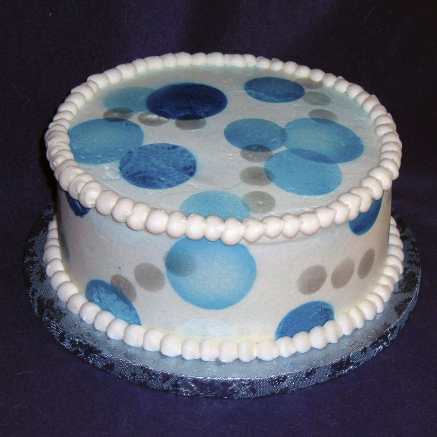 Airbrushed Bubbles - CakeCentral.com