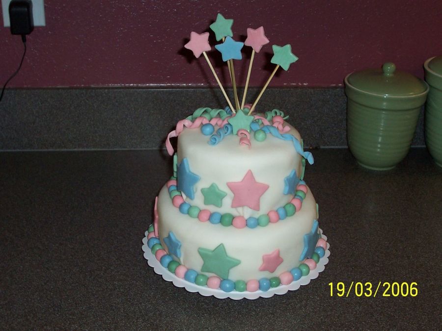 Stars Birthday Cake - CakeCentral.com