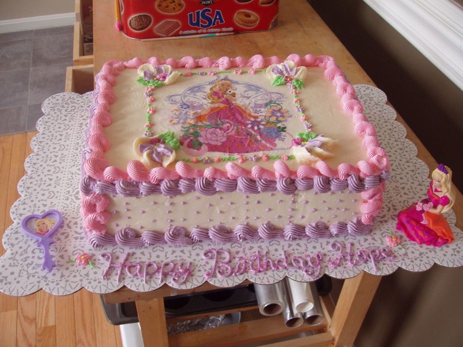 Barbie Diamond Castle - CakeCentral.com