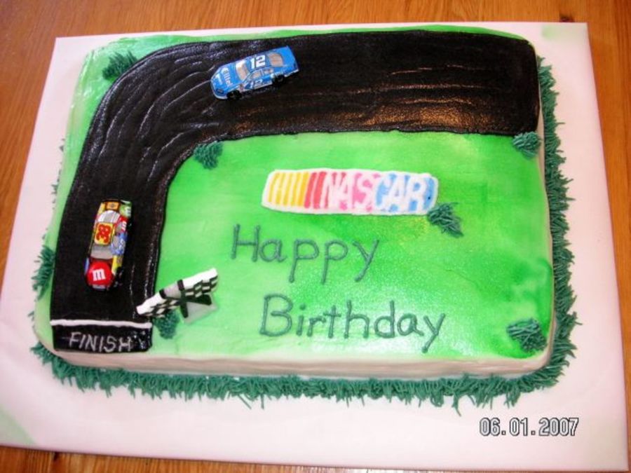 Nascar Themed Cake - CakeCentral.com
