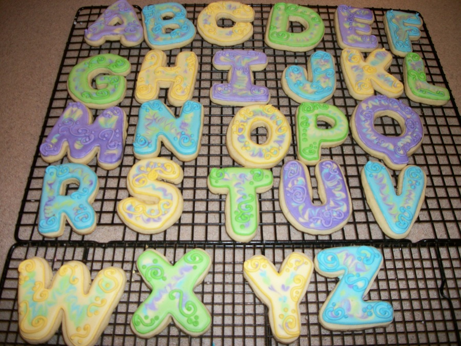 Alphabet Cookies - CakeCentral.com