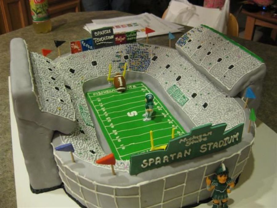 Michigan State Spartans Football Stadium - CakeCentral.com