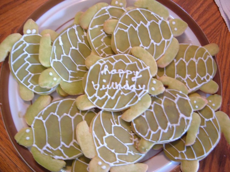 Sea Turtle Cookies - CakeCentral.com