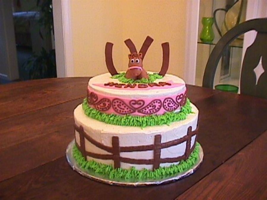 Western Pink Bandana - CakeCentral.com