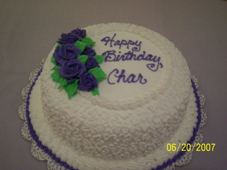 Birthday Cake For Friend Using Contour Pan - CakeCentral.com