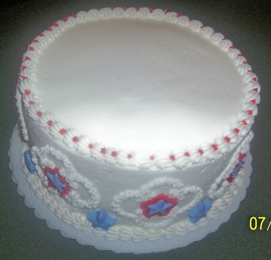 Birthday Cake - July 4Th - CakeCentral.com