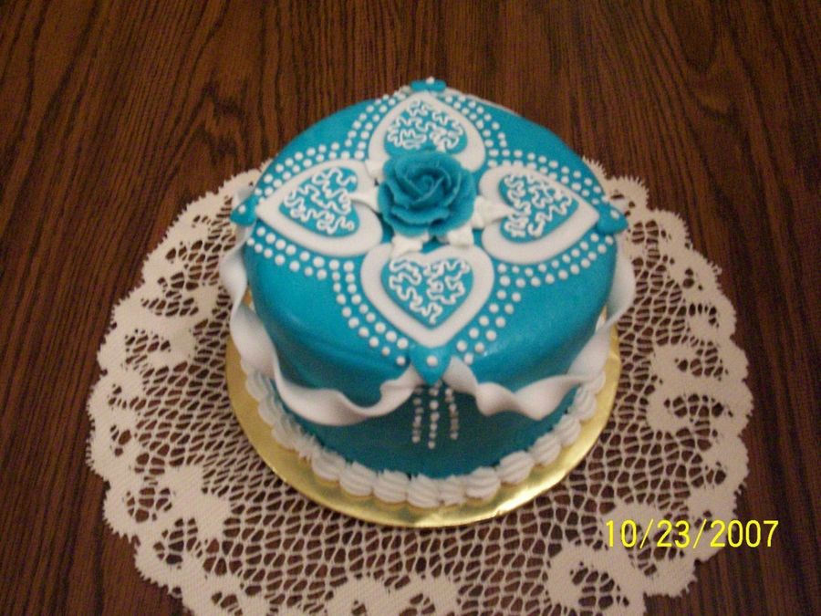 Another Dummy Cake For Display Case... - CakeCentral.com