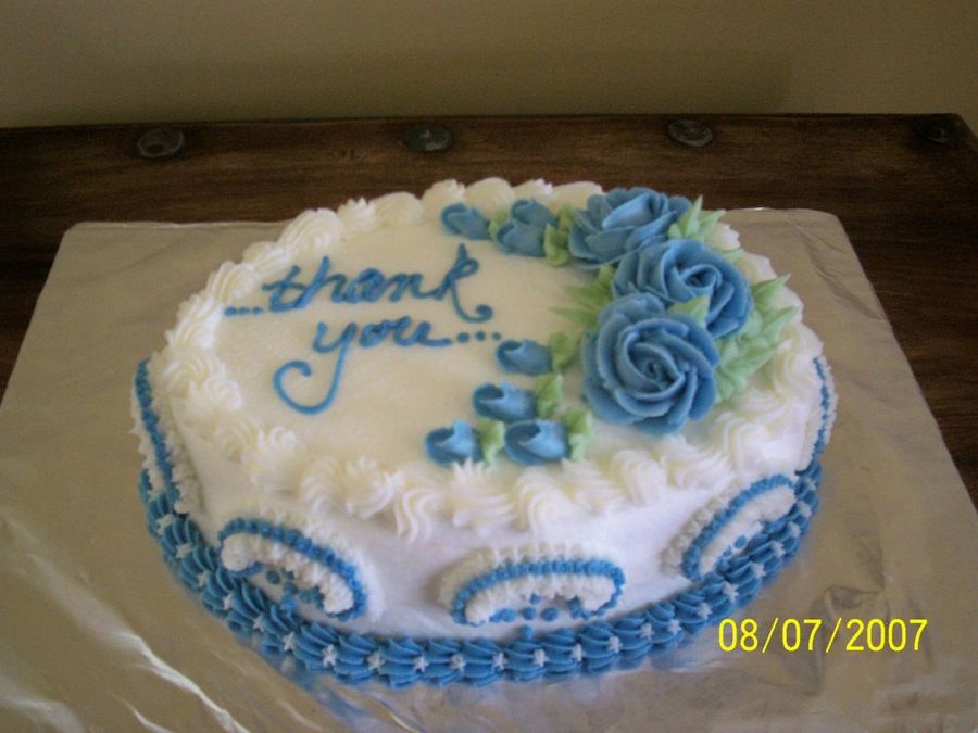 Thank You Cake... - CakeCentral.com
