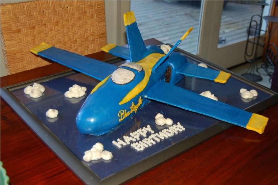 Blue Angels Jet - CakeCentral.com