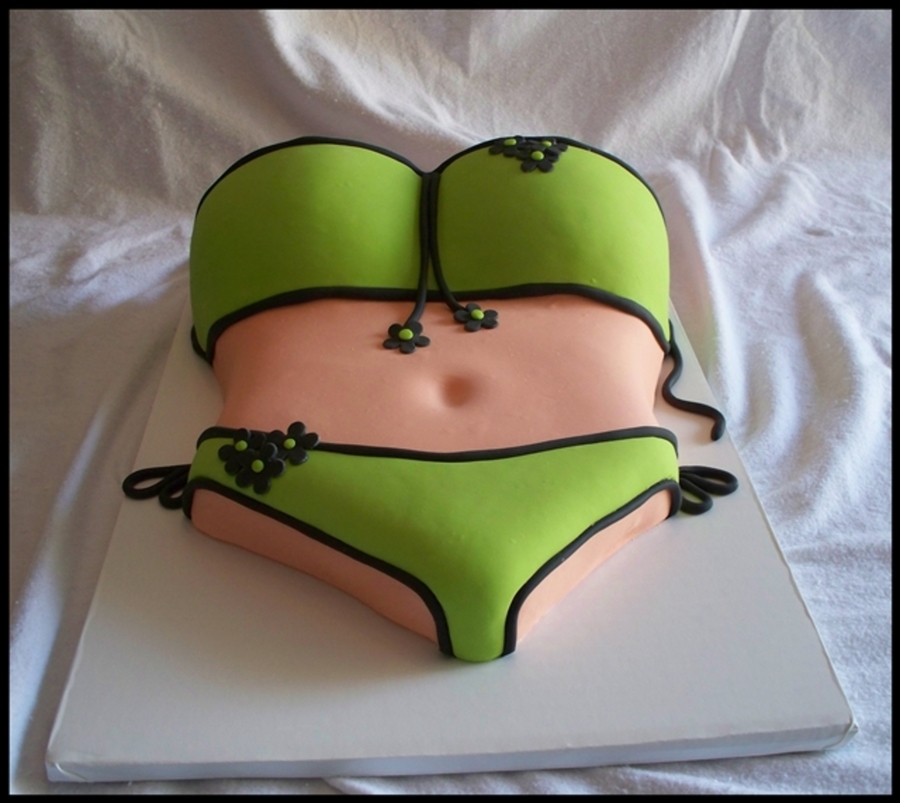 Green Bikini - CakeCentral.com