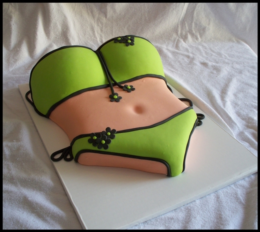 Green Bikini - CakeCentral.com