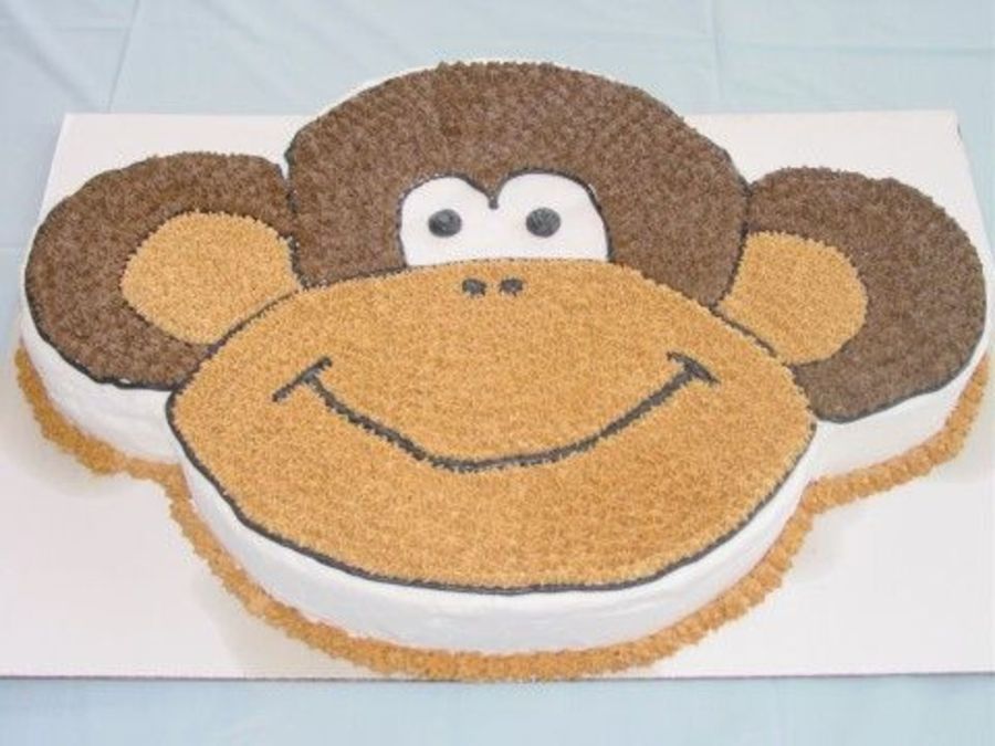 Monkey Birthday Cake - CakeCentral.com