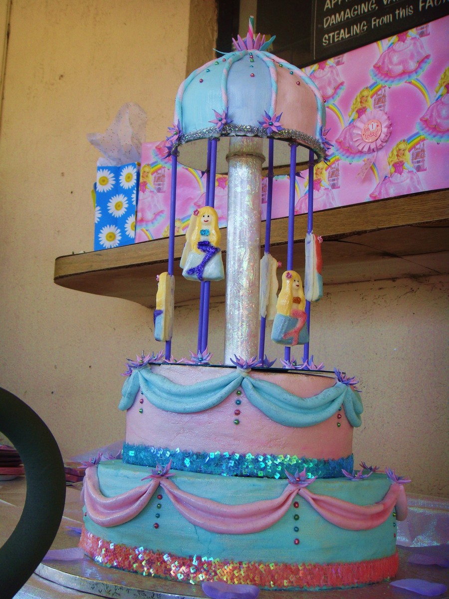 Mermaid Carousel - CakeCentral.com