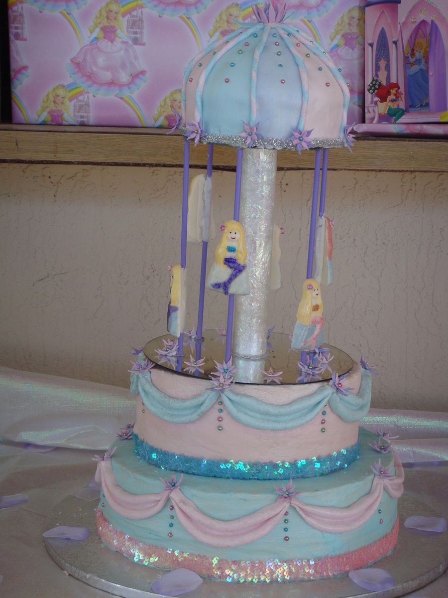 Mermaid Carousel - CakeCentral.com