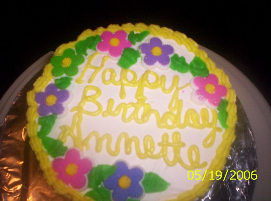 Spring Birthday - CakeCentral.com