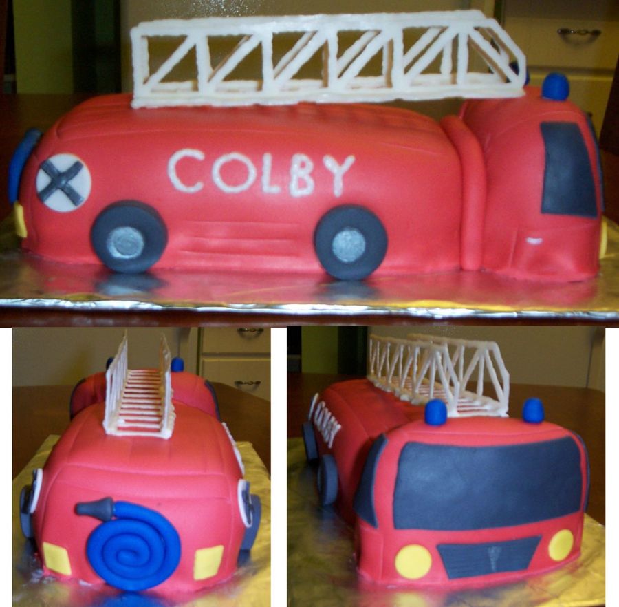 Fire Truck Cake - CakeCentral.com