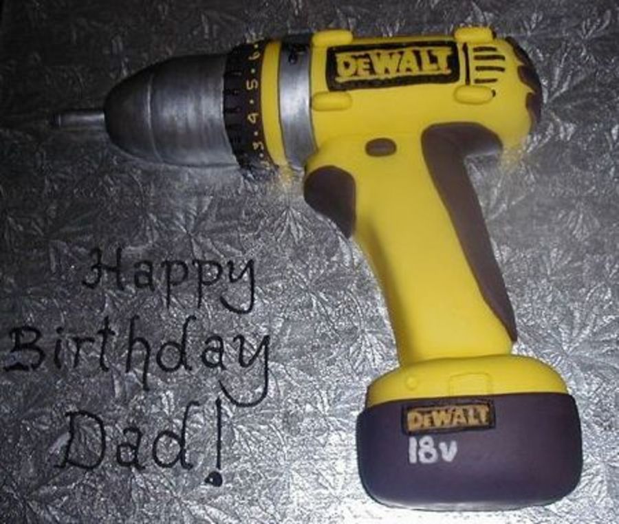 Dad's Dewalt Cake - CakeCentral.com