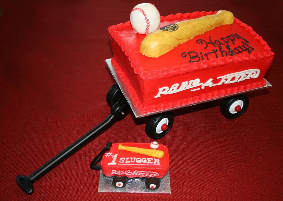 Radio Flyer Wagon Cake - CakeCentral.com
