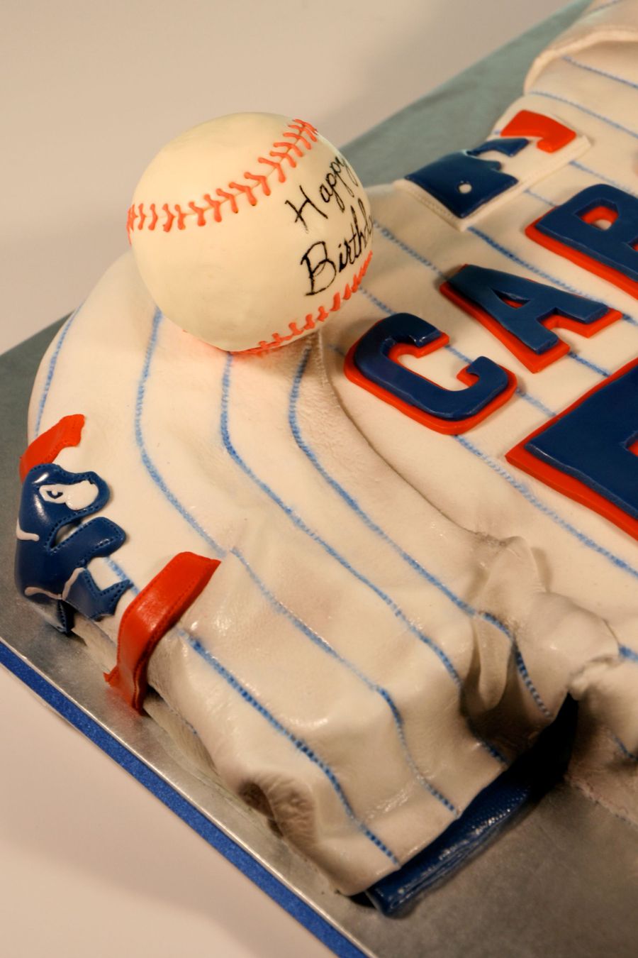 Chicago Cubs Jersey 50Th Birthday Cake - CakeCentral.com