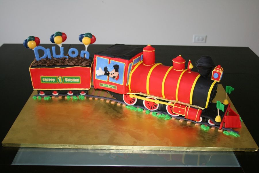 1St Birthday - Disney Train - CakeCentral.com