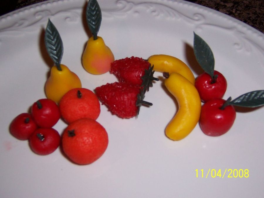 Marzipan Fruits - CakeCentral.com