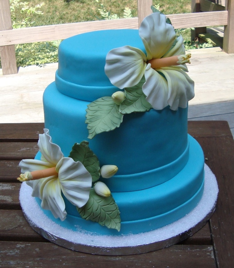 Hibiscus Cake - CakeCentral.com