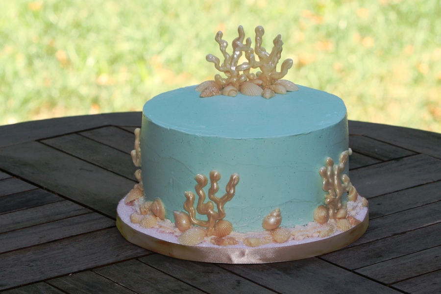 Bermuda Beach Cake - CakeCentral.com