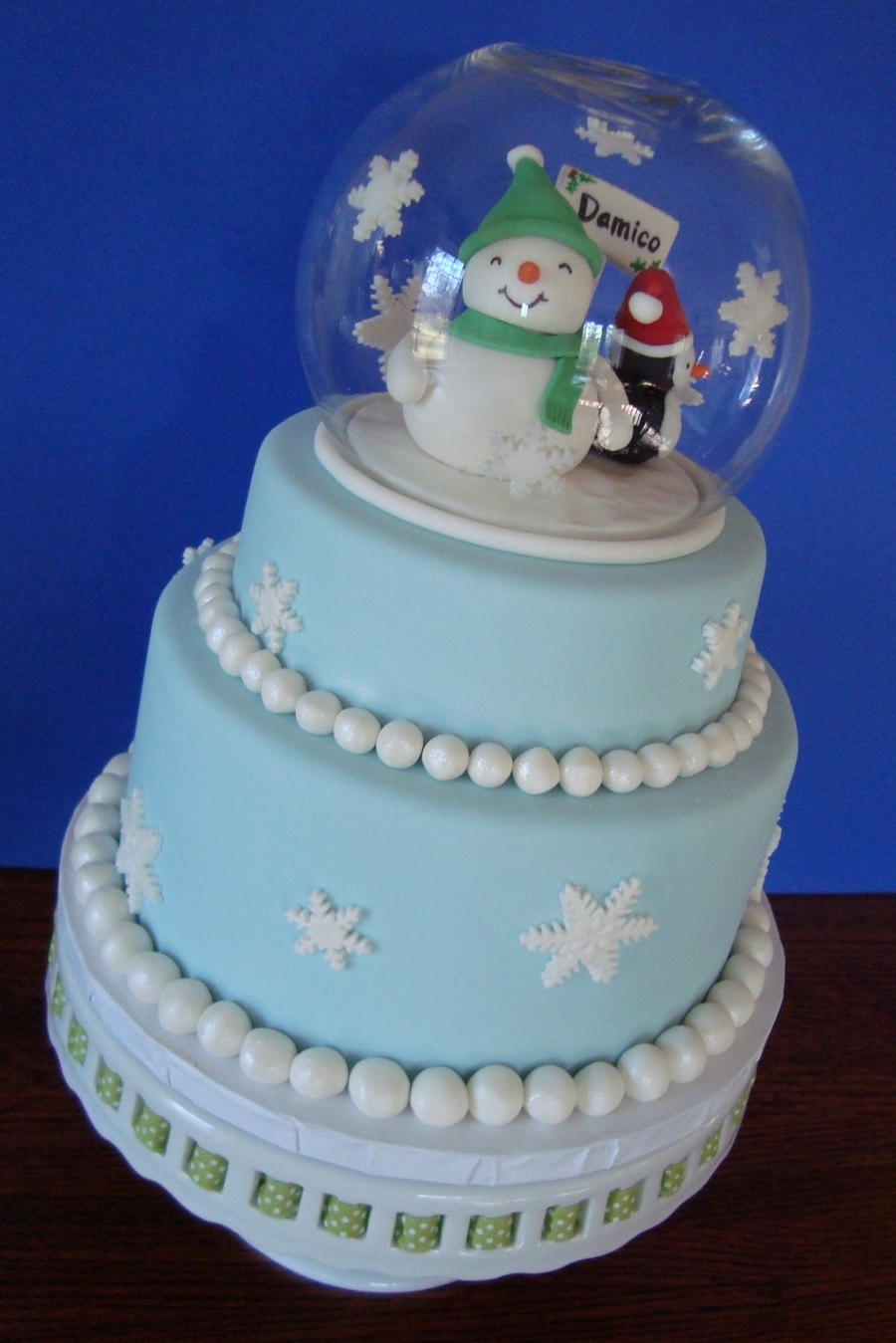 Snow Globe - CakeCentral.com