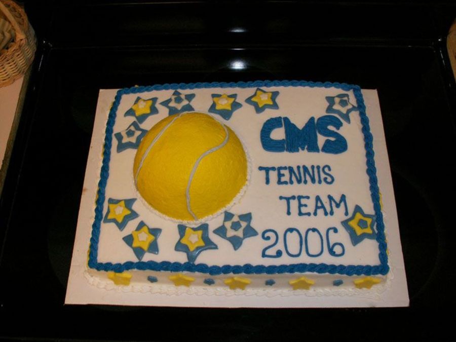 Tennis Team Cake - CakeCentral.com