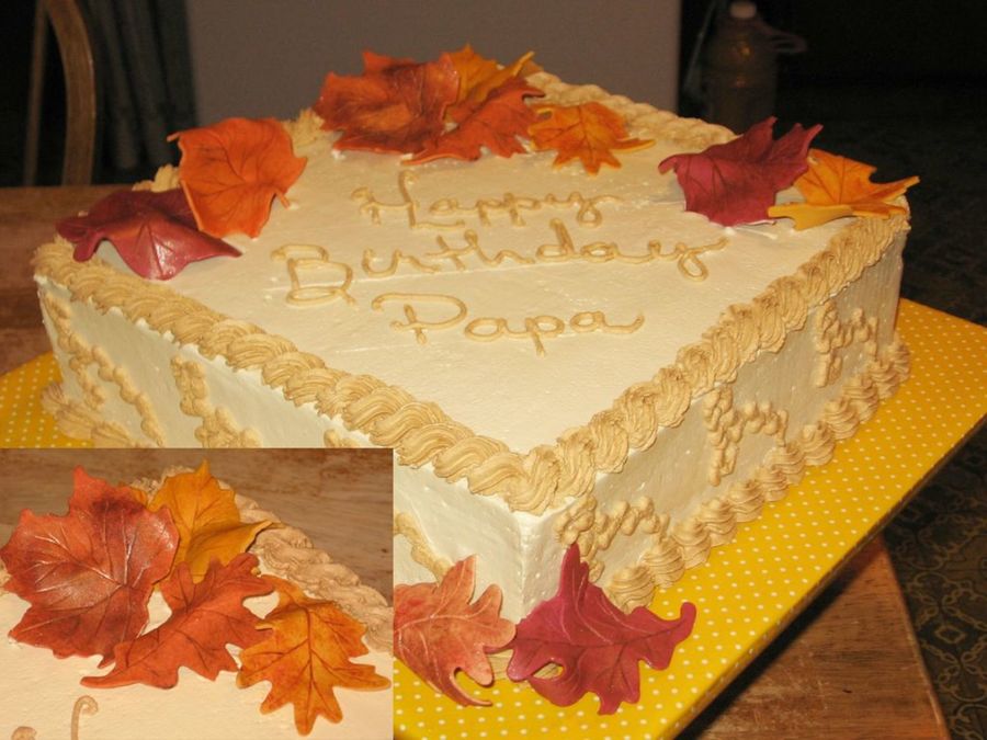 Falling Leaves - CakeCentral.com