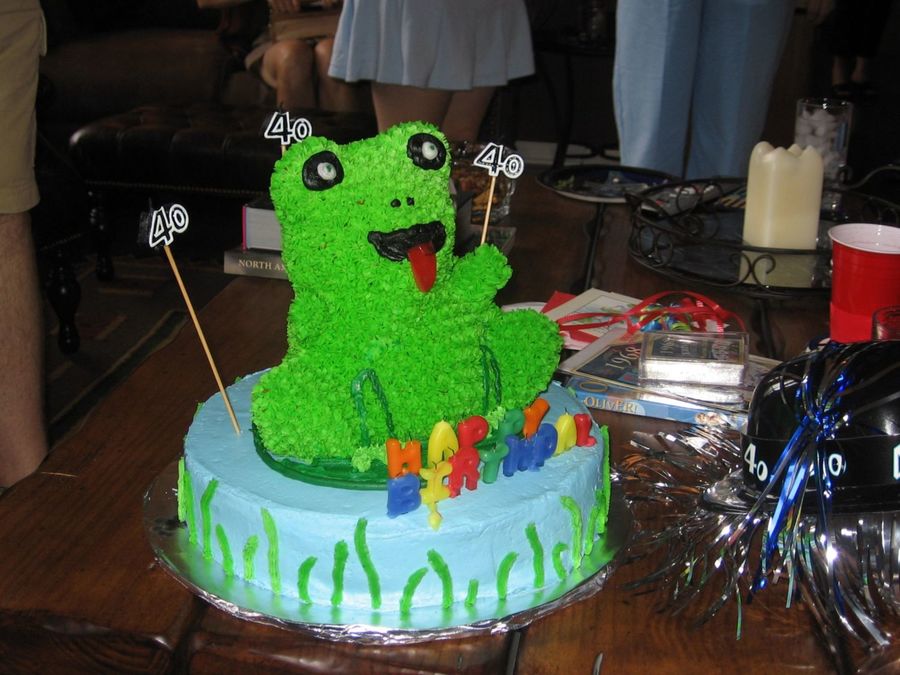 3D Frog Cake - CakeCentral.com