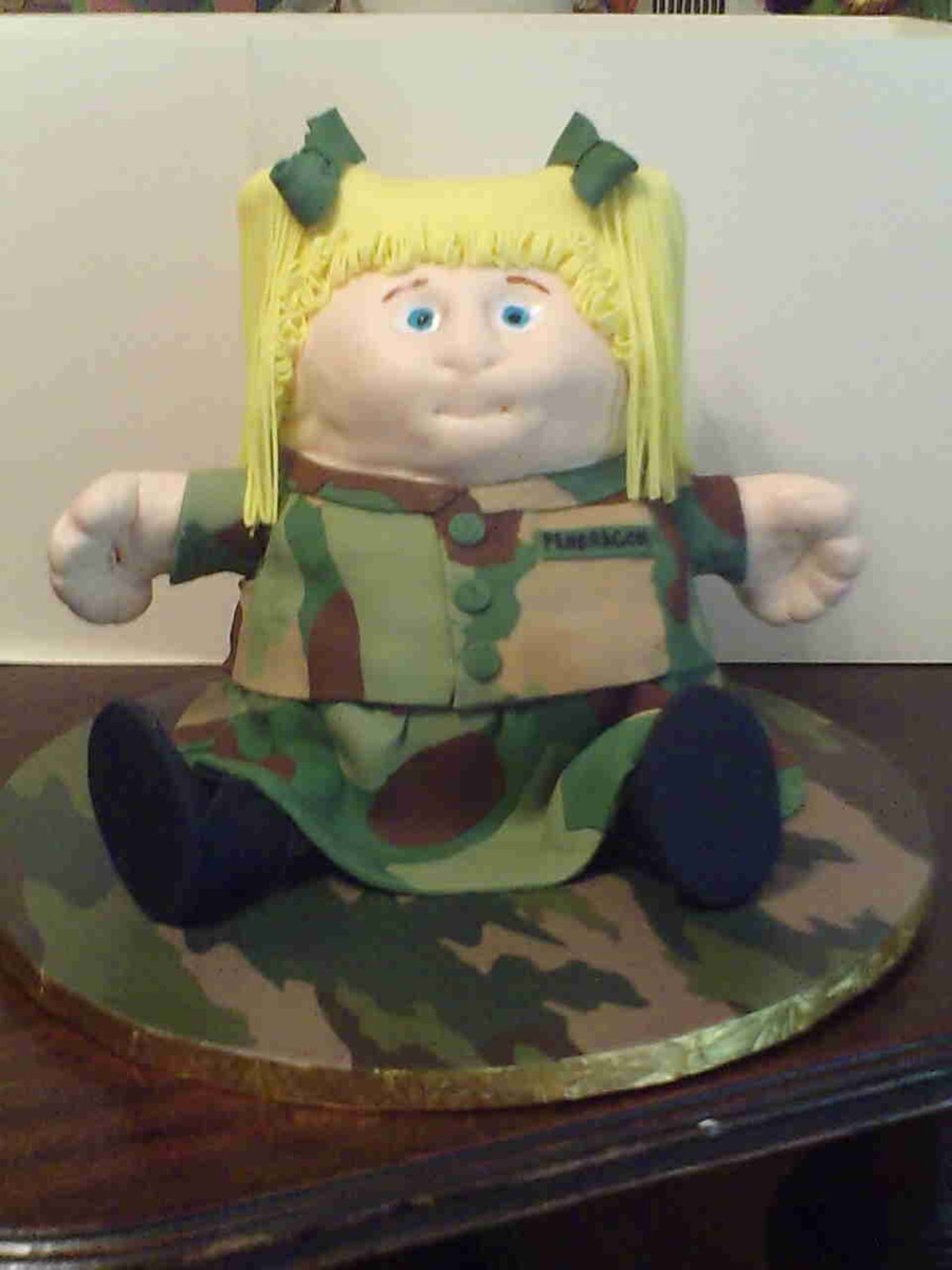 3D Cabbage Patch Kid - CakeCentral.com