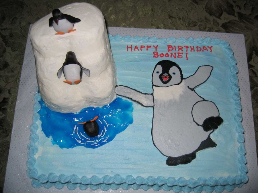Happy Feet Cake - CakeCentral.com