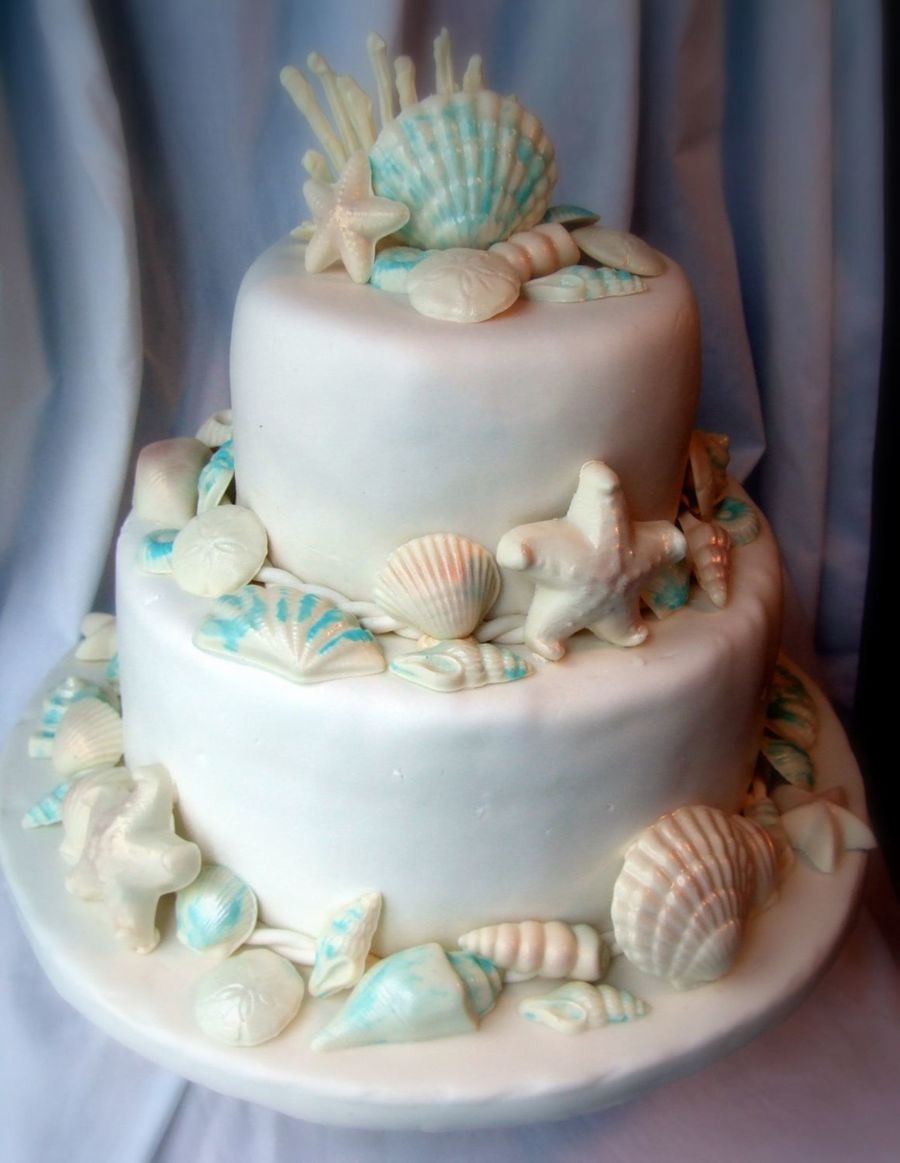 Seashell Wedding - CakeCentral.com