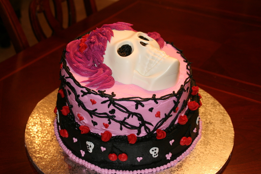 Caution! Girl Cake - CakeCentral.com