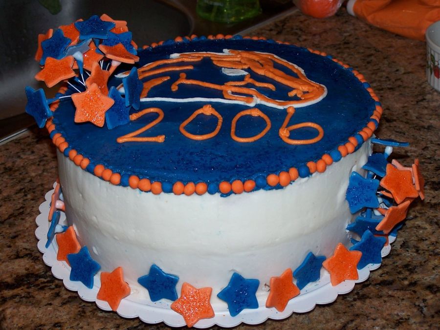 Boise State Broncos Graduation Cake - CakeCentral.com