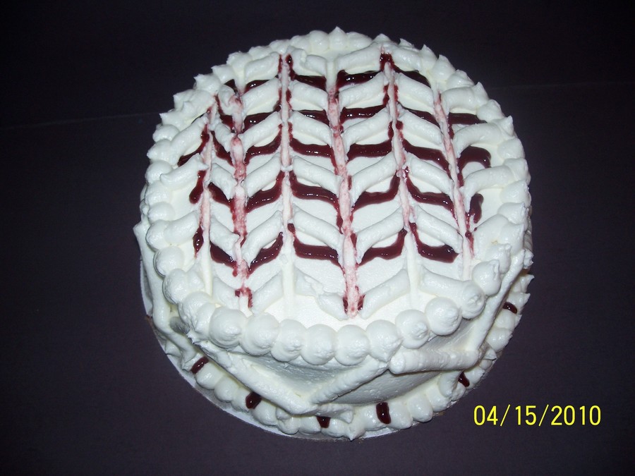 Vanilla Raspberry Cake - CakeCentral.com