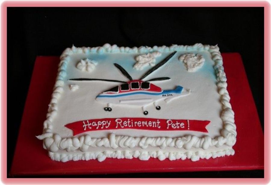 Helicopter Pilot Retirement - CakeCentral.com