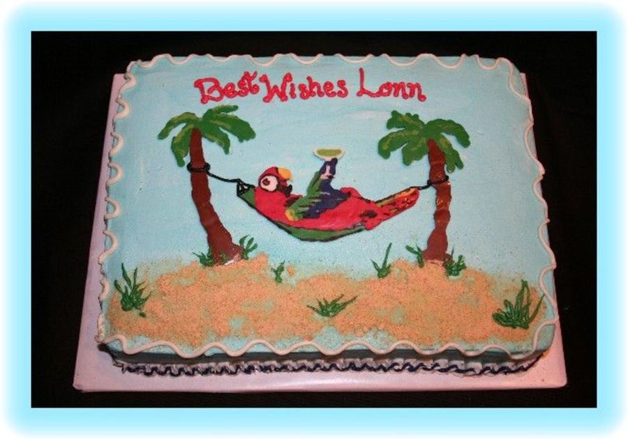 Jimmy Buffett Parrot - CakeCentral.com
