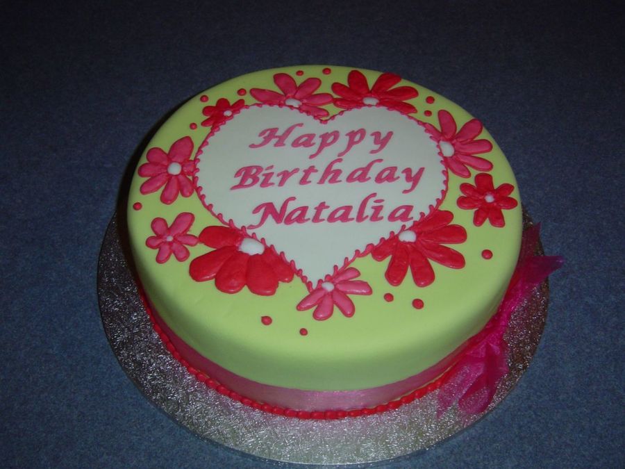 Natalias Birthday Cake - CakeCentral.com
