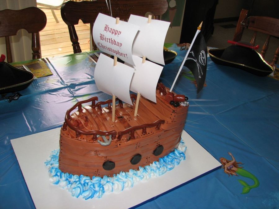 Pirate Ship CakeCentral Pirate Ship CakeCentral