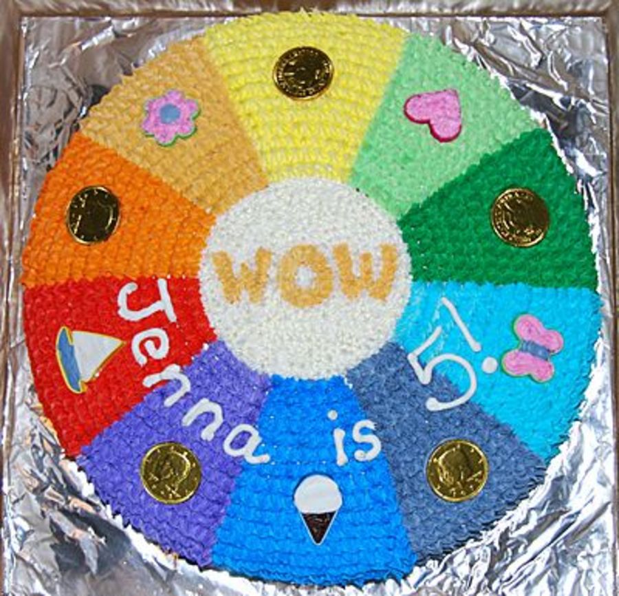 Webkinz Wheel Of Wow Cake - CakeCentral.com