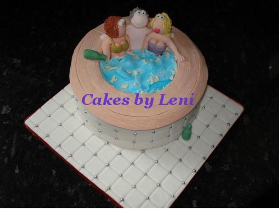 Jacuzzi / Hot Tub Cake - CakeCentral.com