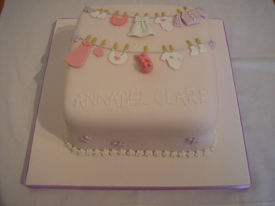 Washing Line Cake - CakeCentral.com